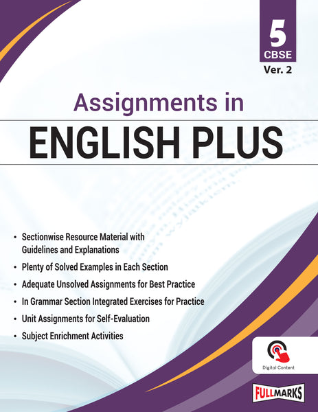 Buy CBSE Class 5 Assignment of English – Full Marks