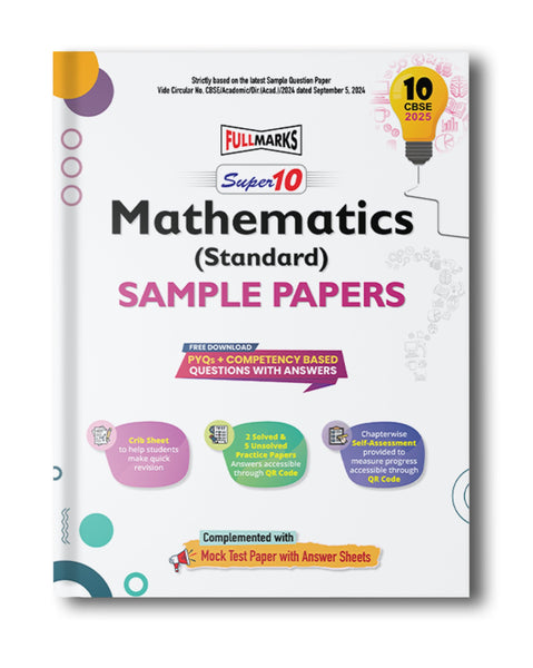 CBSE Class 10 Mathematics Standard Sample Paper for 2025 – Full Marks